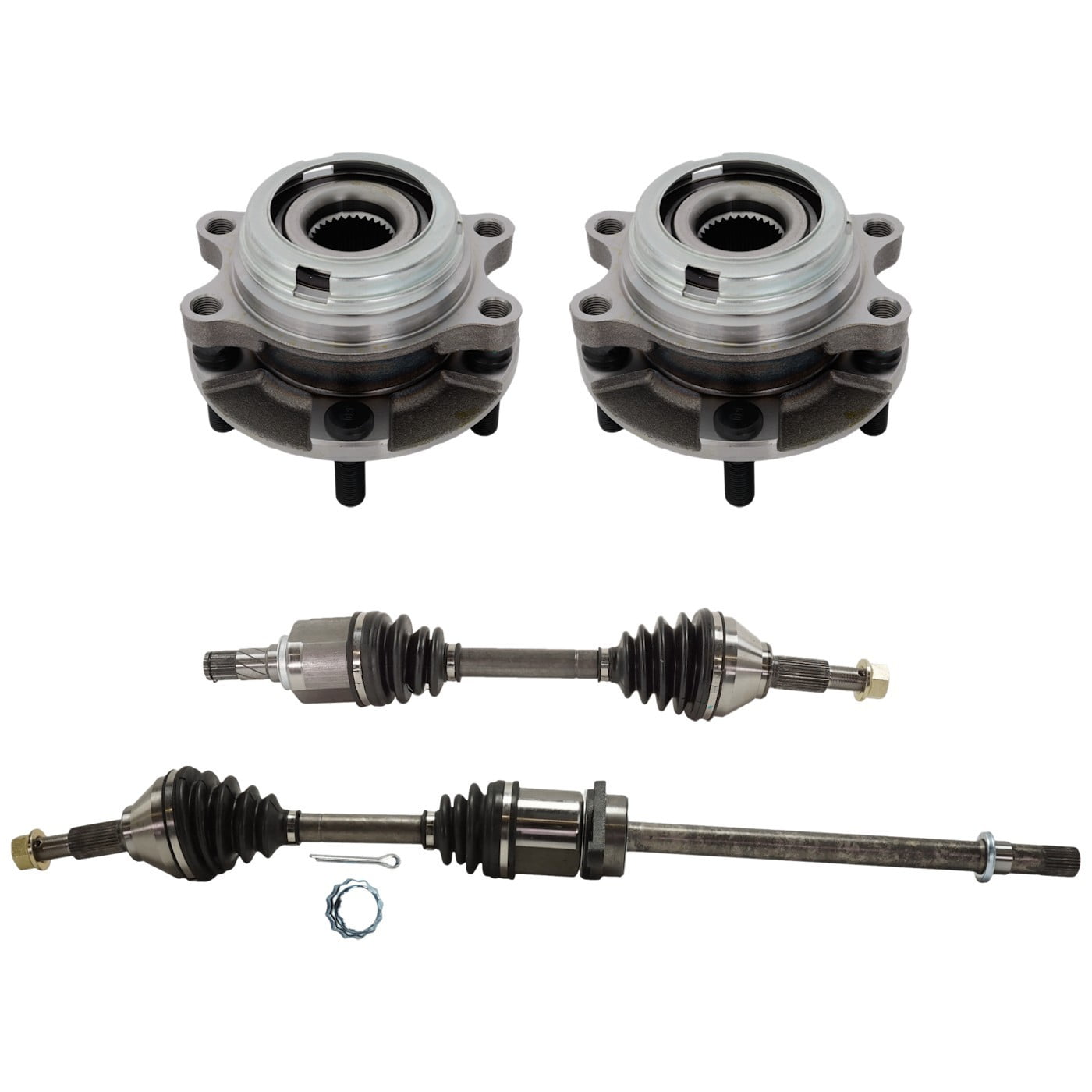 CV Half Shaft Axle Assembly 4-Piece Kit for Nissan for Altima Front ...