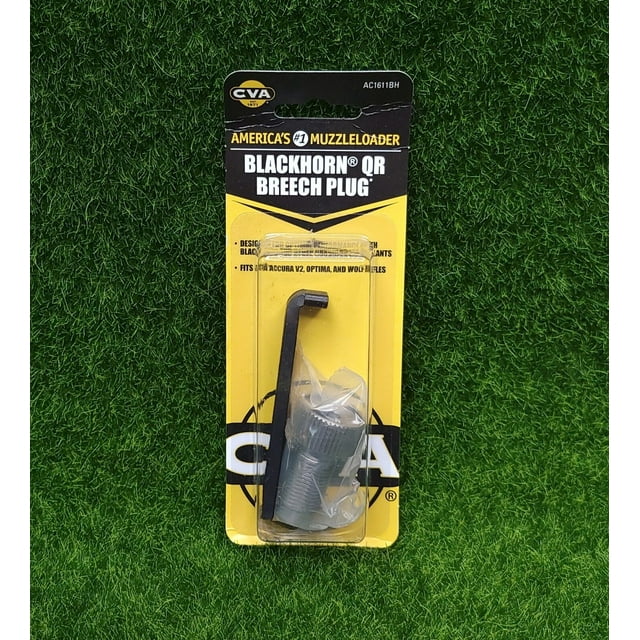 CVA AC1611BH Blackhorn Breech Plug, All Calibers, Stainless Steel, 1 ...