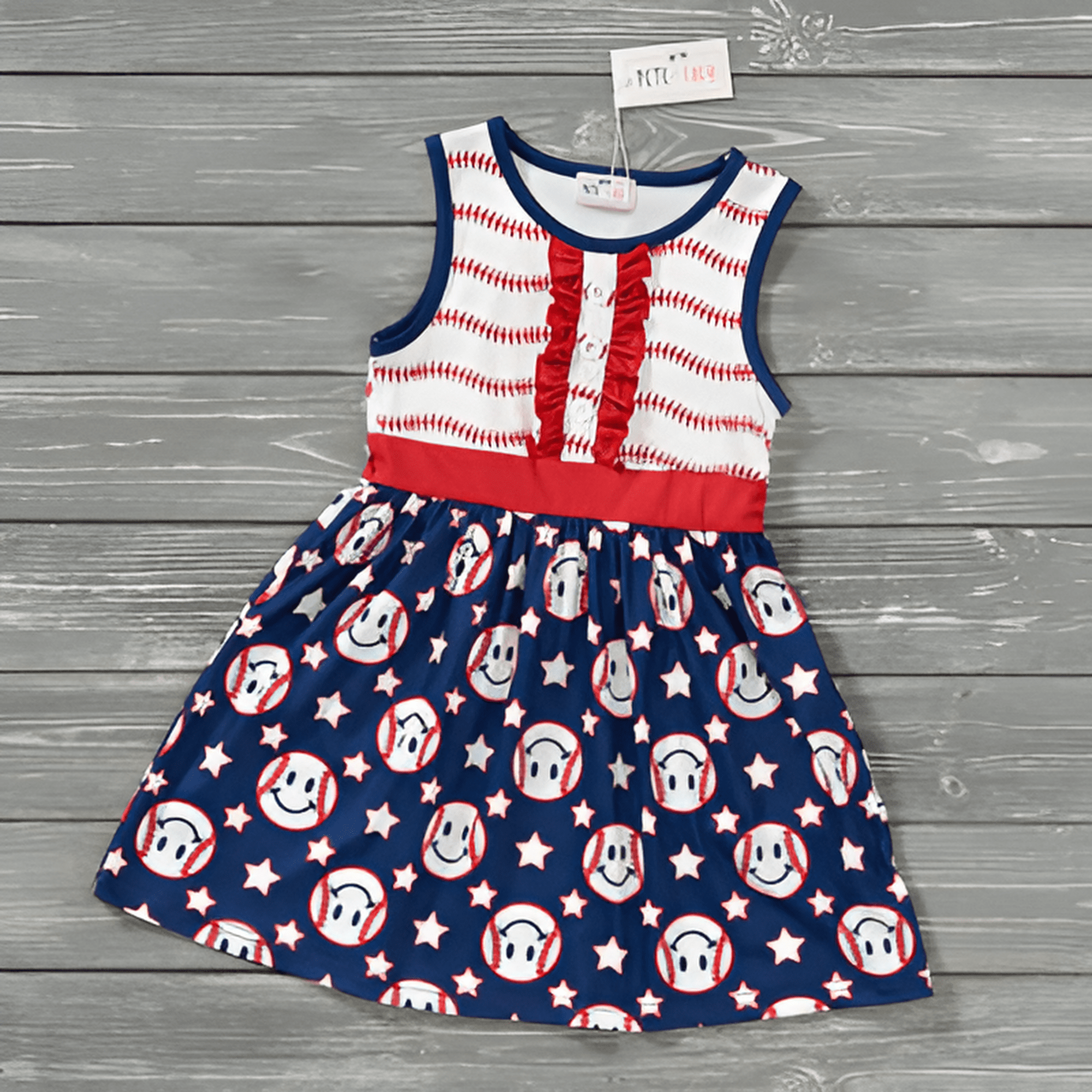CVA Products Girl Summer Dress Home Run - Walmart.com