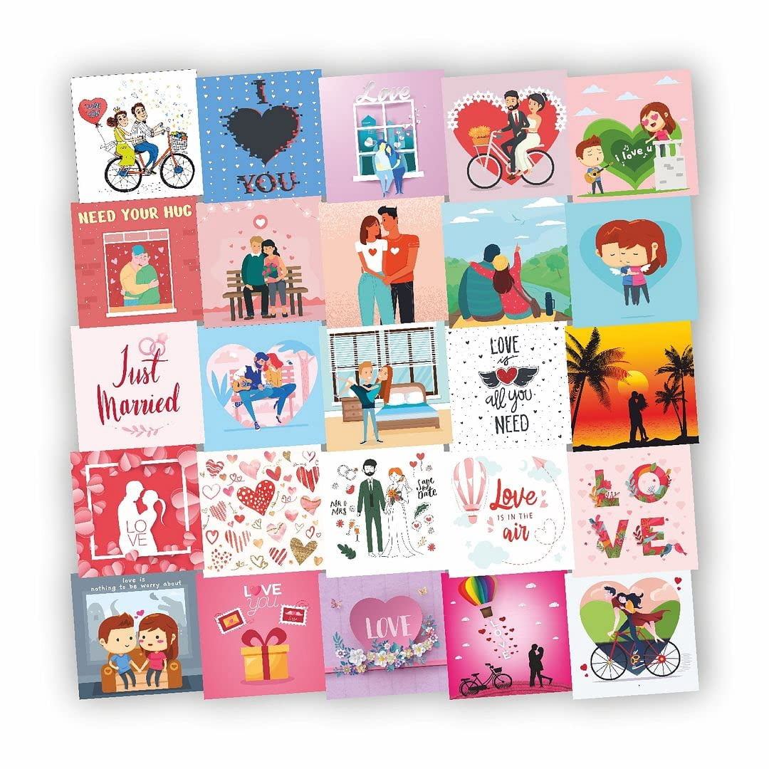 CVANU Express Your Love With This Romantic Love Card Heart Pattern ...