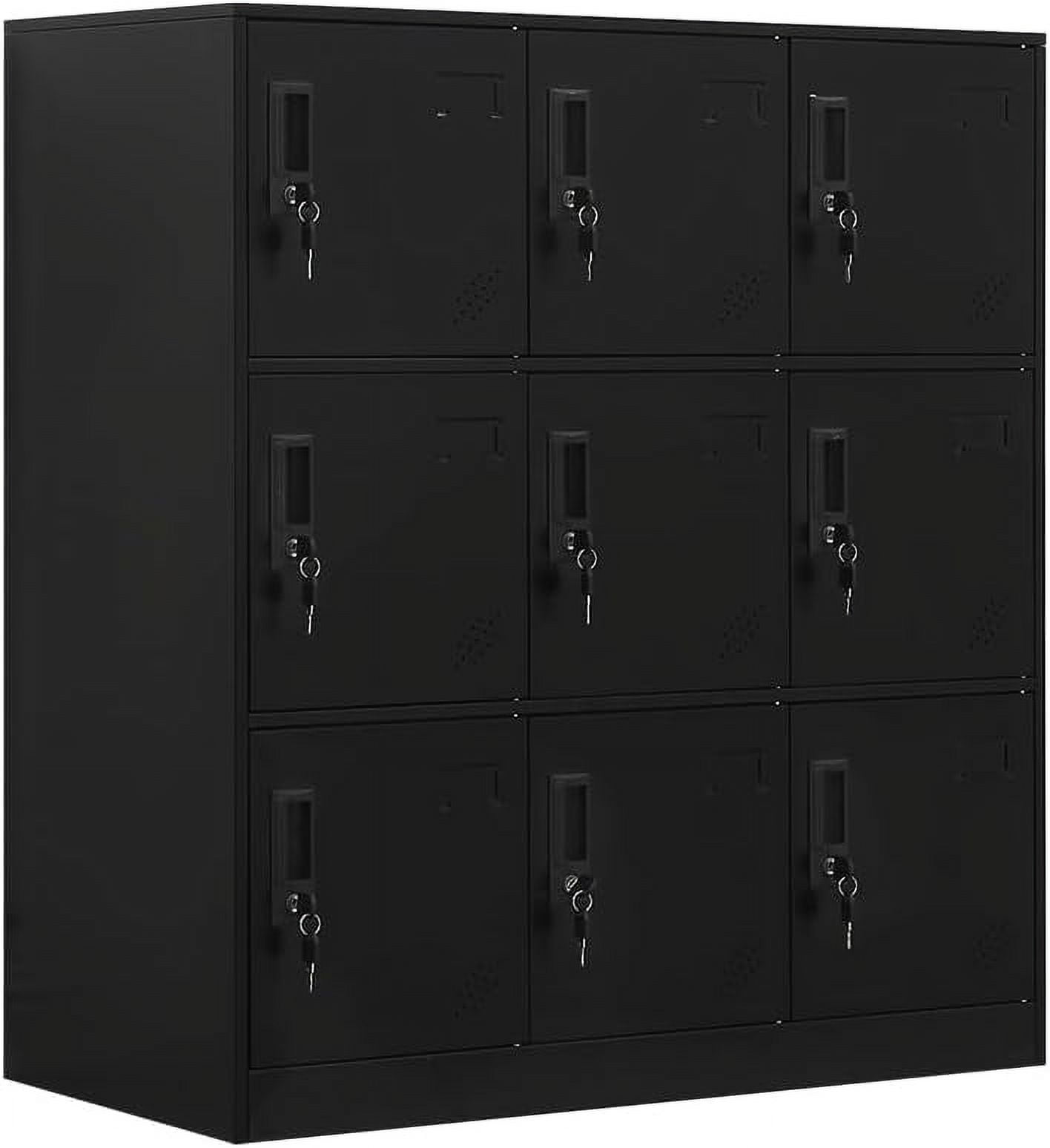 VTUGBUI 2 Door Vertical Stackable Storage Cabinet with Locking Doors ...