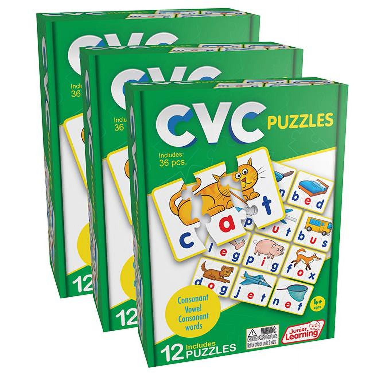 CVC Puzzles, Pack of 3 - Walmart.com