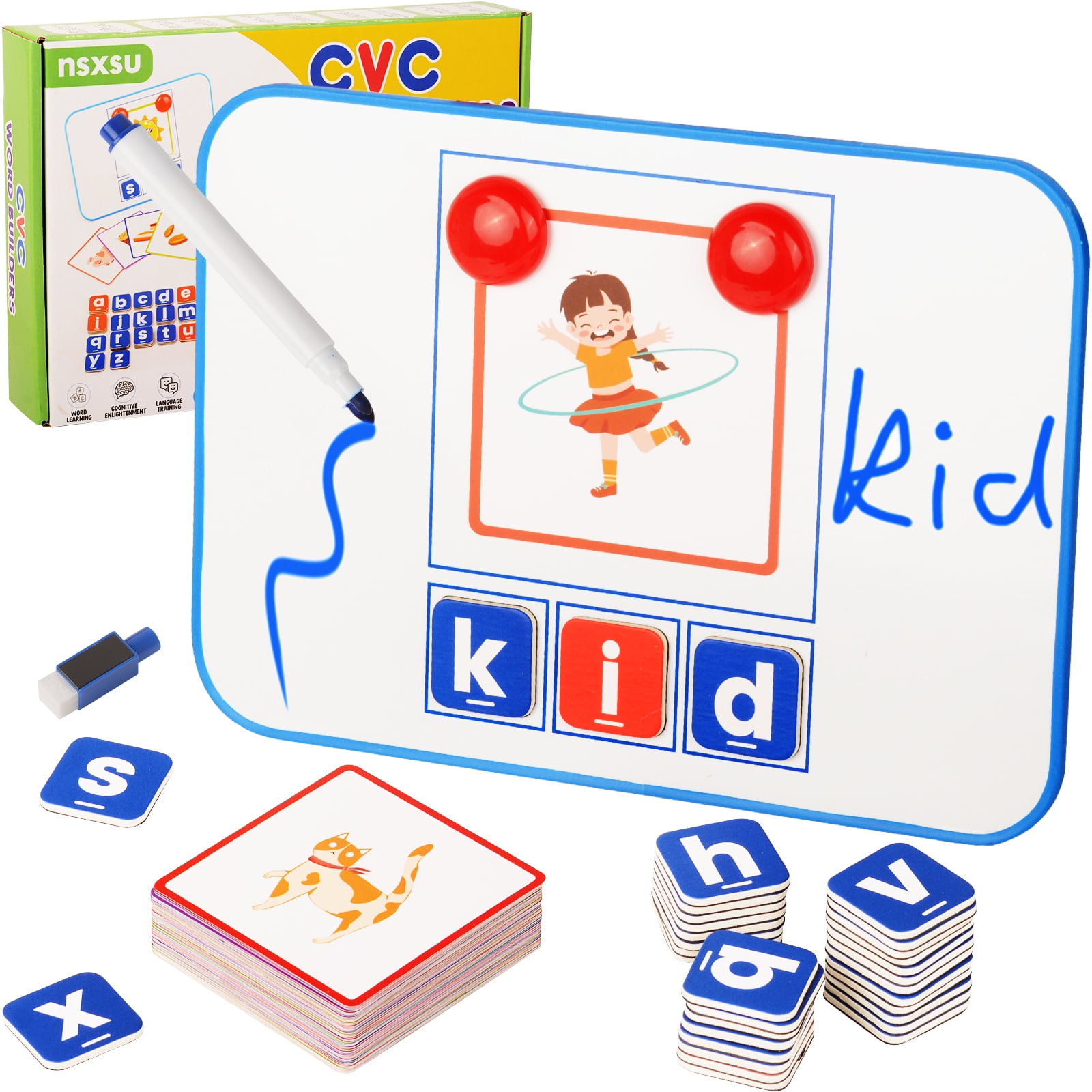 CVC Short Vowel Reading Letters Sorting Spelling Games, Sight Words ...