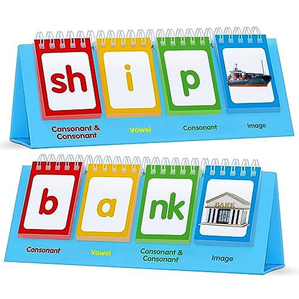 CVCC & CCVC Flip .. Charts, 40 Words Builder .. Phonic Games ...