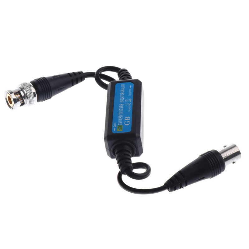 CVI/TVI/AHD/ Passive Coaxial Video Ground Loop Isolator Built-In Video ...