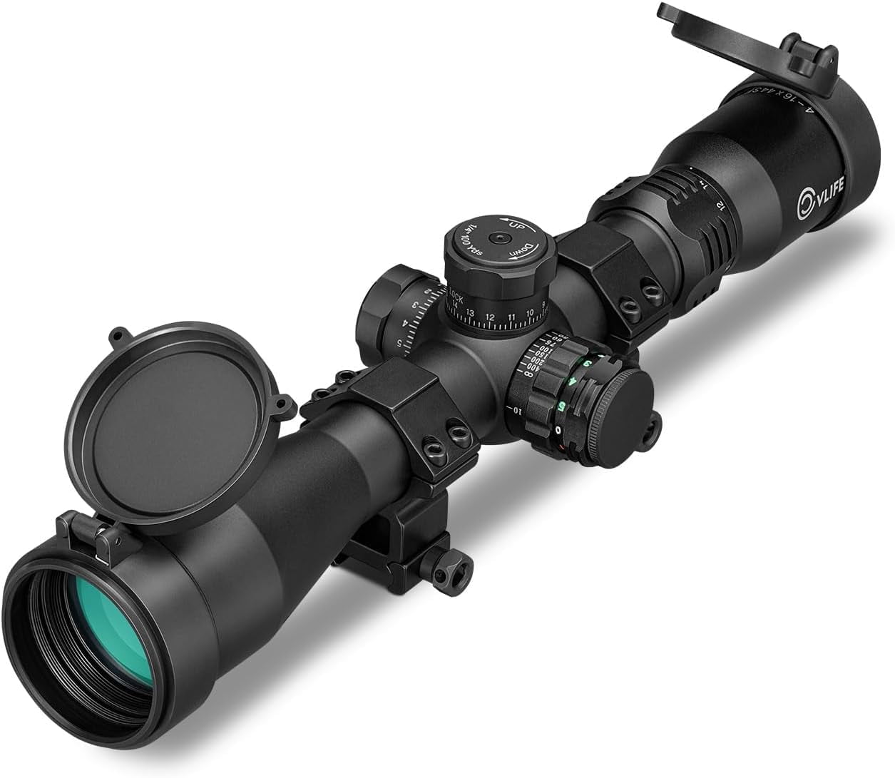 CVLIFE 4-16X44 Side Focus Parallax Scope for Hunting, 30mm Tube Long ...