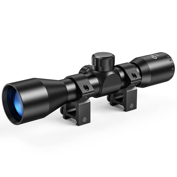 CVLIFE 4x32 Compact Rifle Scope with Crosshair Optics and 20mm Free ...