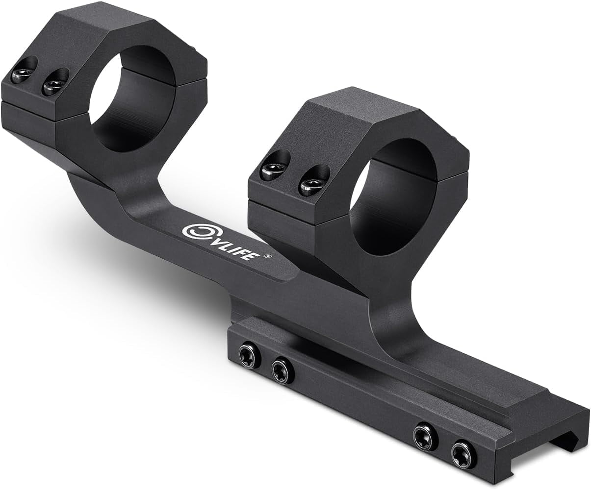 CVLIFE 1 inch Cantilever Scope Mounts,Offset Lightweight Dual Ring One ...