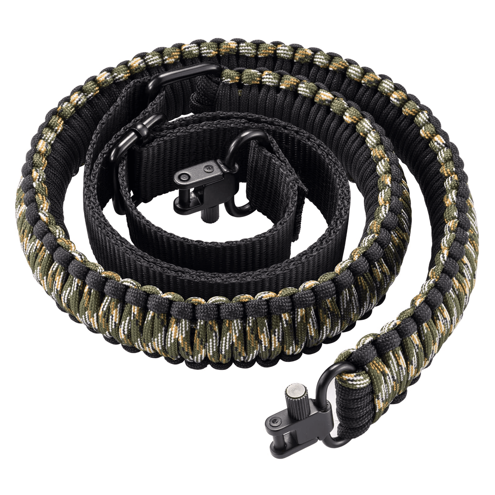 CVLIFE Rifle Sling 550 Paracord Sling 2 Point Sling with Tri-Lock ...
