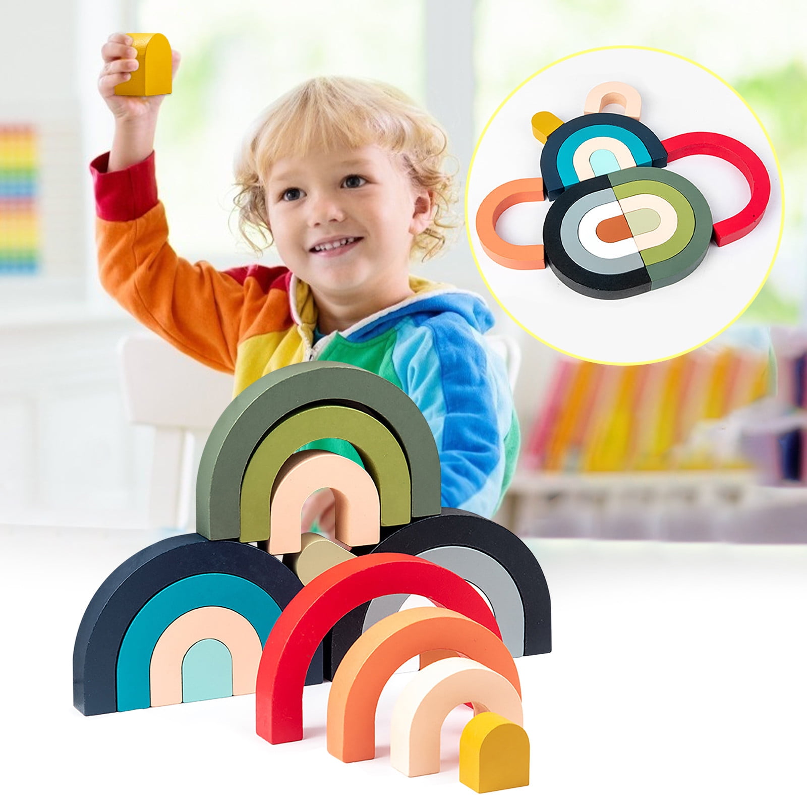 CVLNCYCLING Clearance Building Blocks for Toddlers,Building Play Sets,Three-Dimensional ...