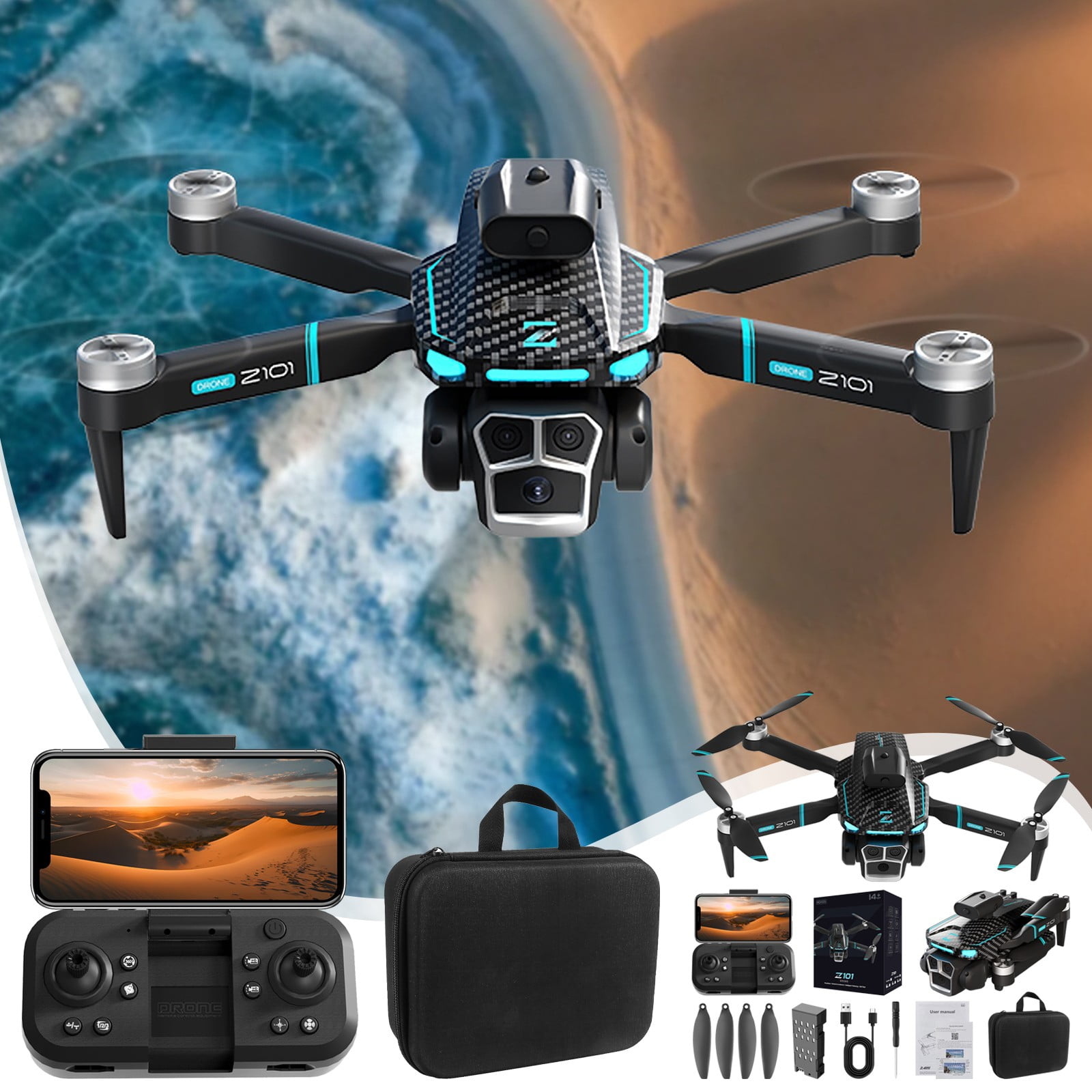 CVLNCYCLING Clearance Drones with Camera Unmanned Aerial Vehicle With ...