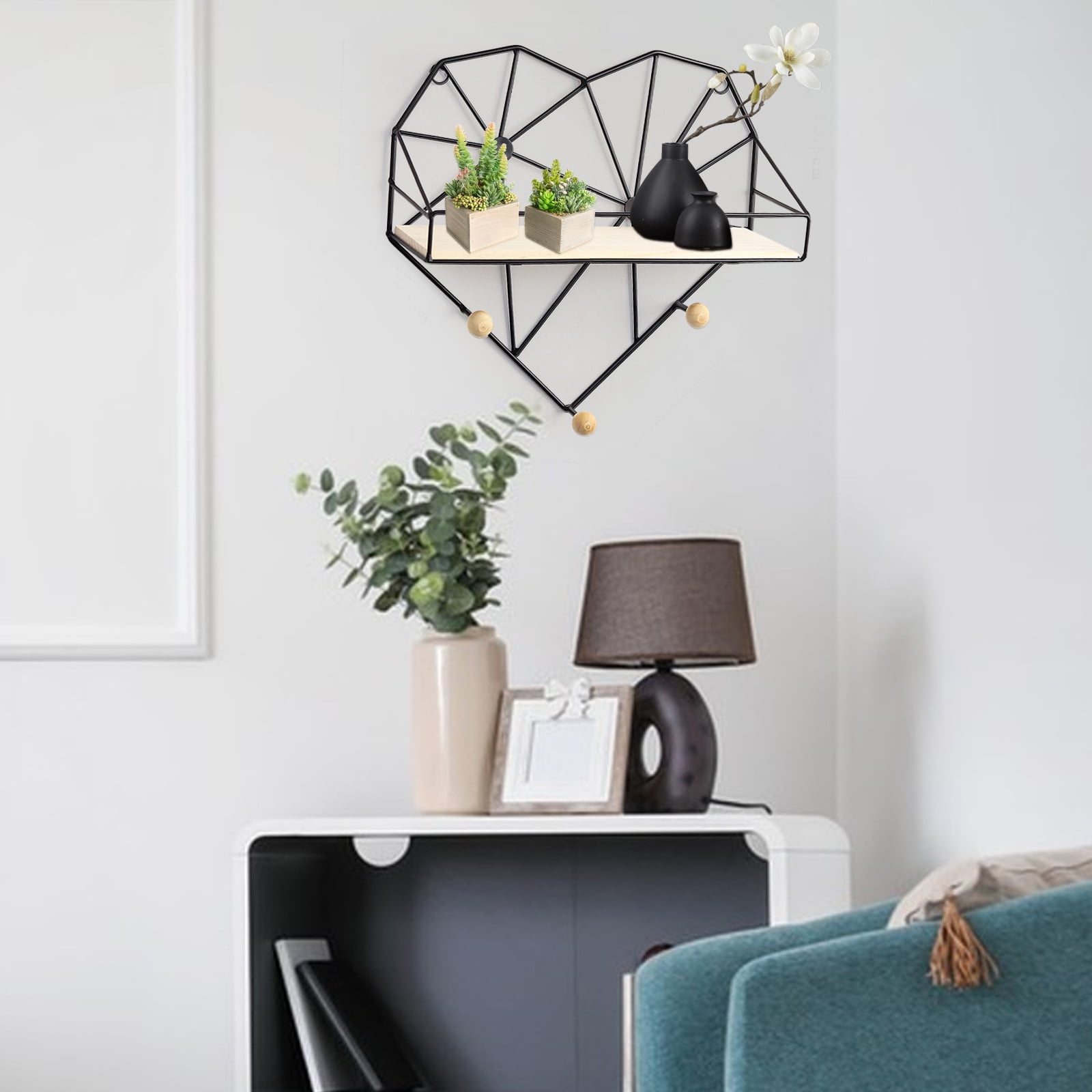 CVLNCYCLING Clearance Floating Shelves for Wall Cute Heart Design ...