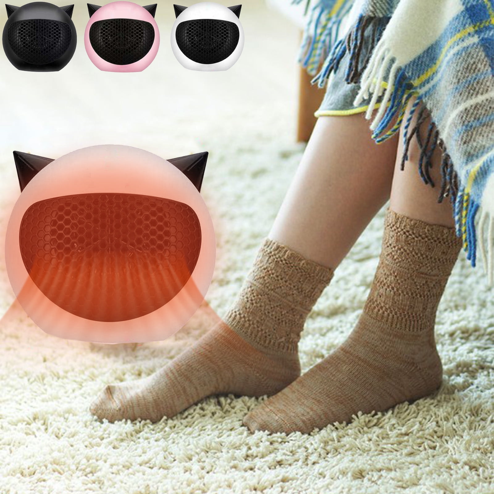 CVLNCYCLING Clearance Heater Fan,Super Wind Speeds, 800W Overheat ...