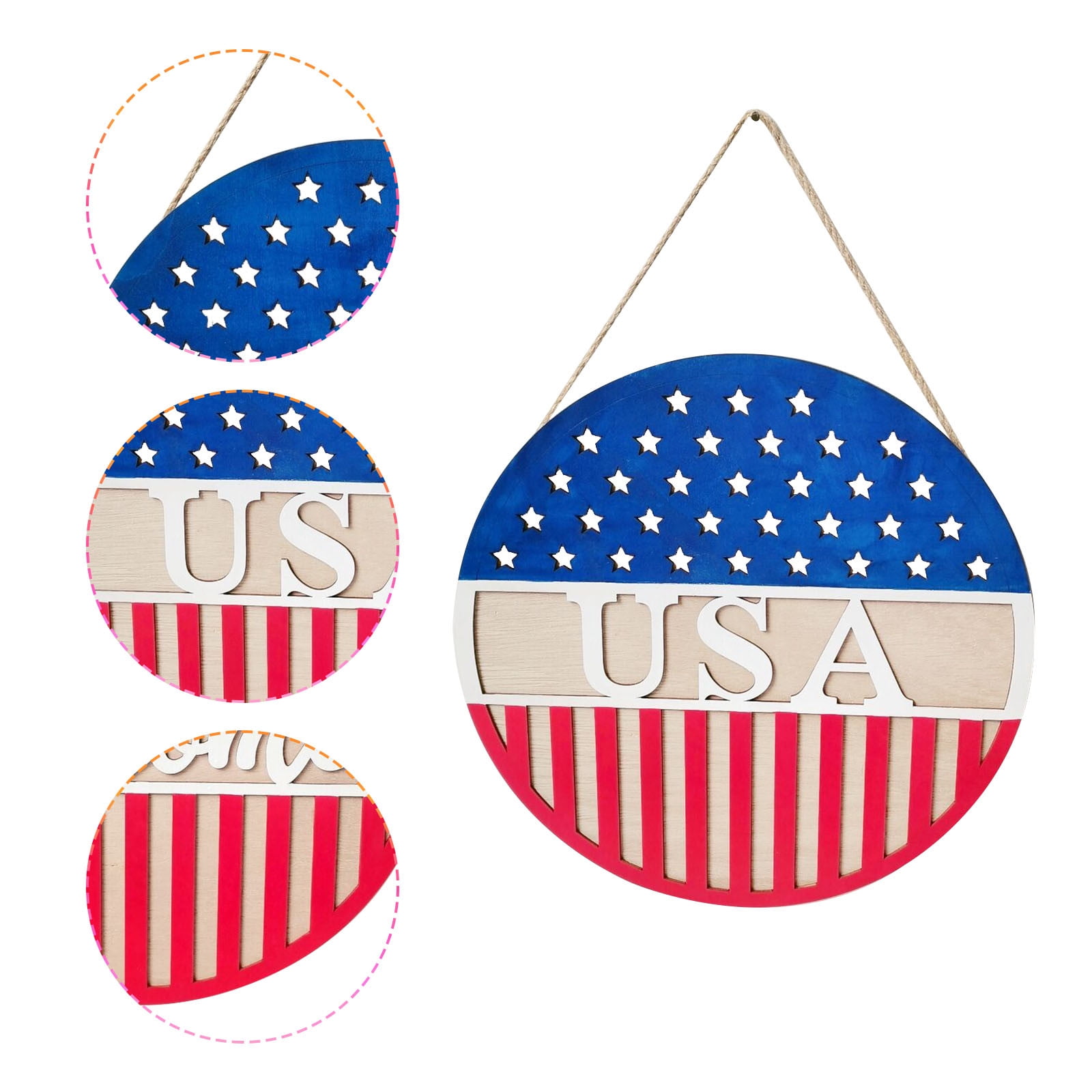 Cvlncycling Clearance Independence Day Pendant Decor Patriotic Party