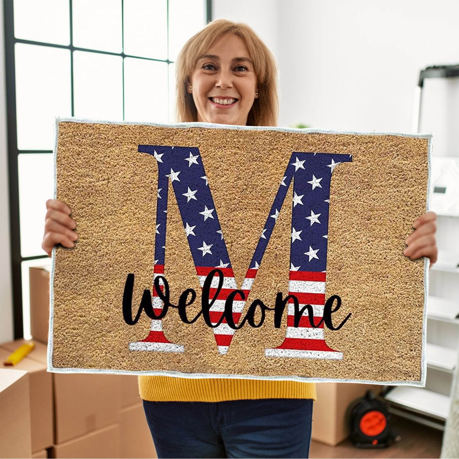 CVLNCYCLING Clearance Patriotic Mat,4th Of July Door Mat Patriotic ...