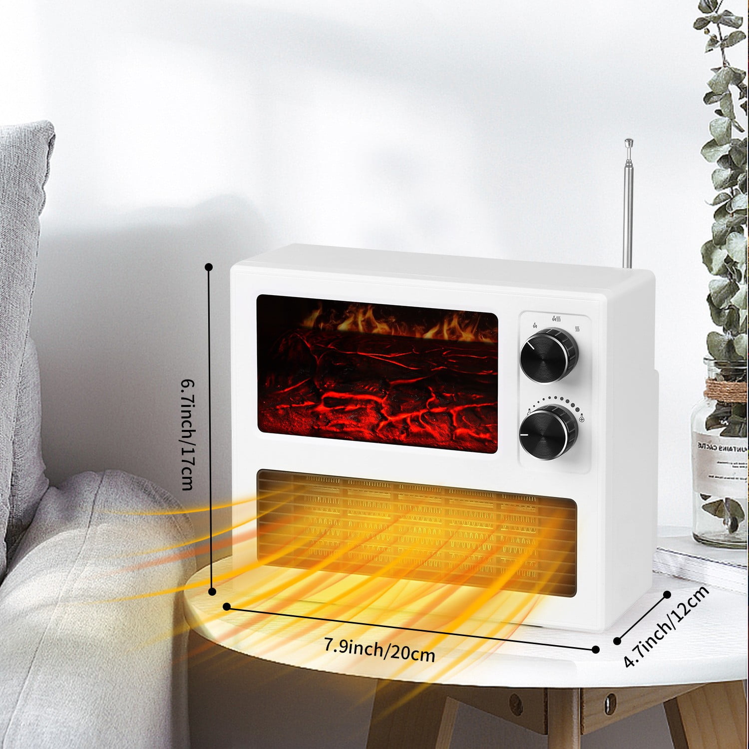 CVLNCYCLING Clearance Portable Heater,Mini Flame Heater,Home Electric ...