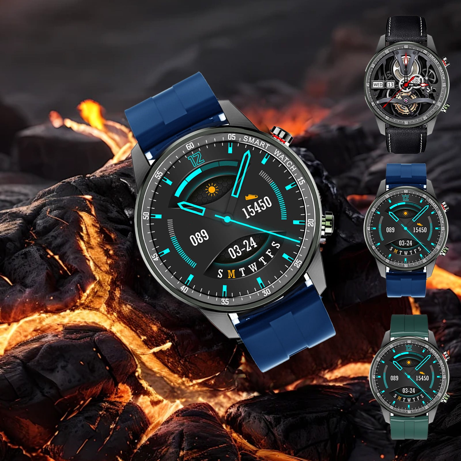 CVLNCYCLING Clearance Smart Watch for Android with Talk and Text and ...