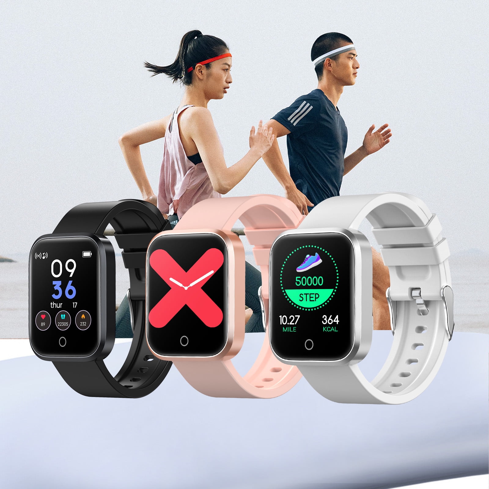 CVLNCYCLING Smart Watch for Android with Talk and Text and Camera ...