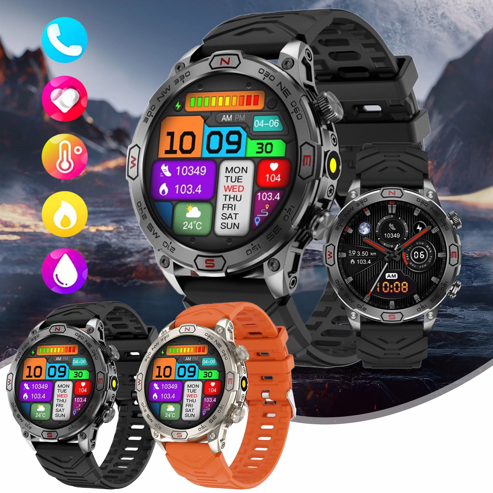 CVLNCYCLING Clearance Smart Watches for Women Android,Multiple Motion Modes,Remote Control ...