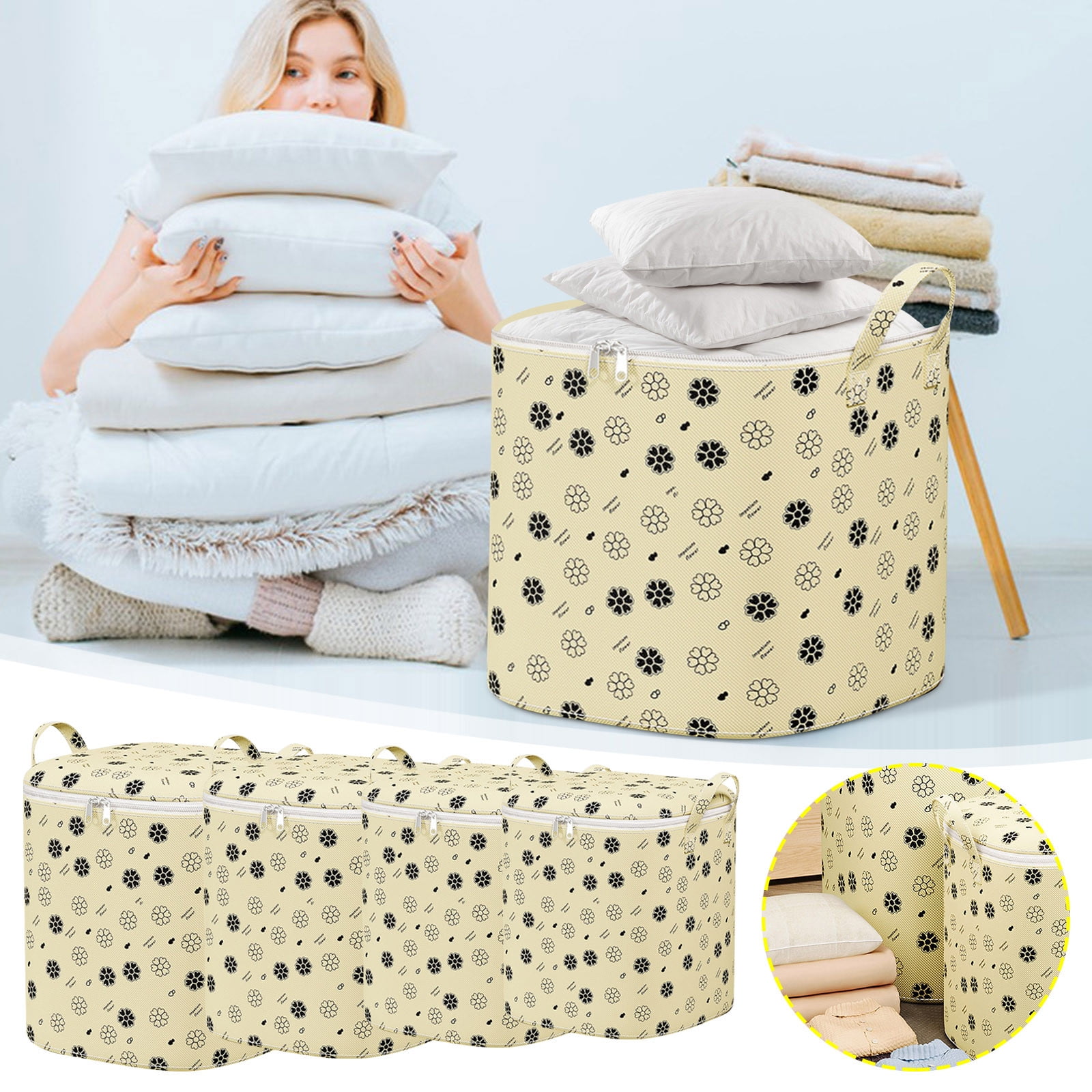 CVLNCYCLING Clearance Storage Containers with Lids,Large Capacity ...