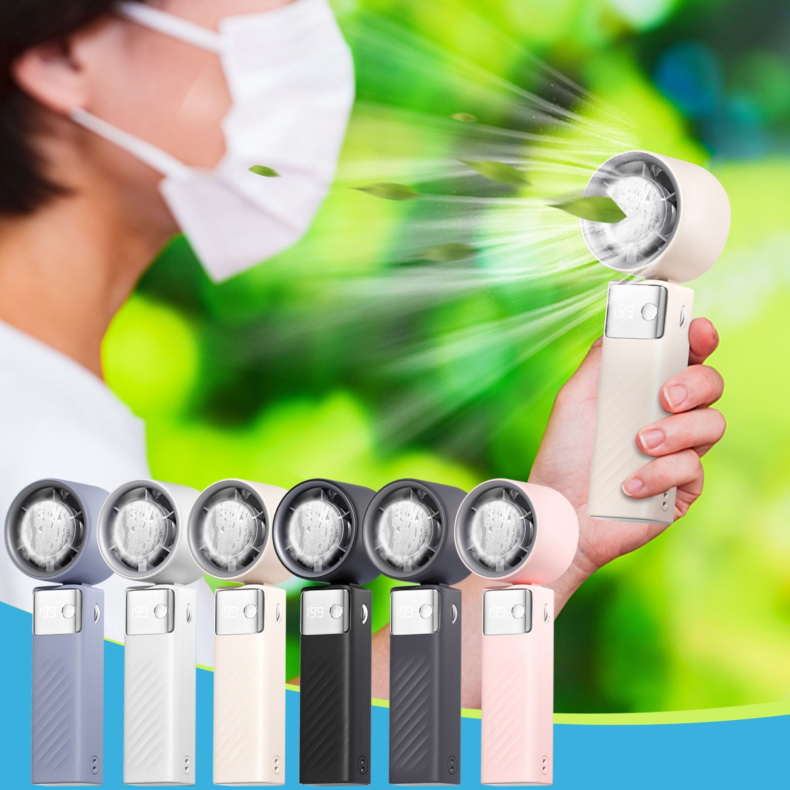 CVLNCYCLING Handheld Fans,Handheld Fans Battery Powered,Handheld Fans ...