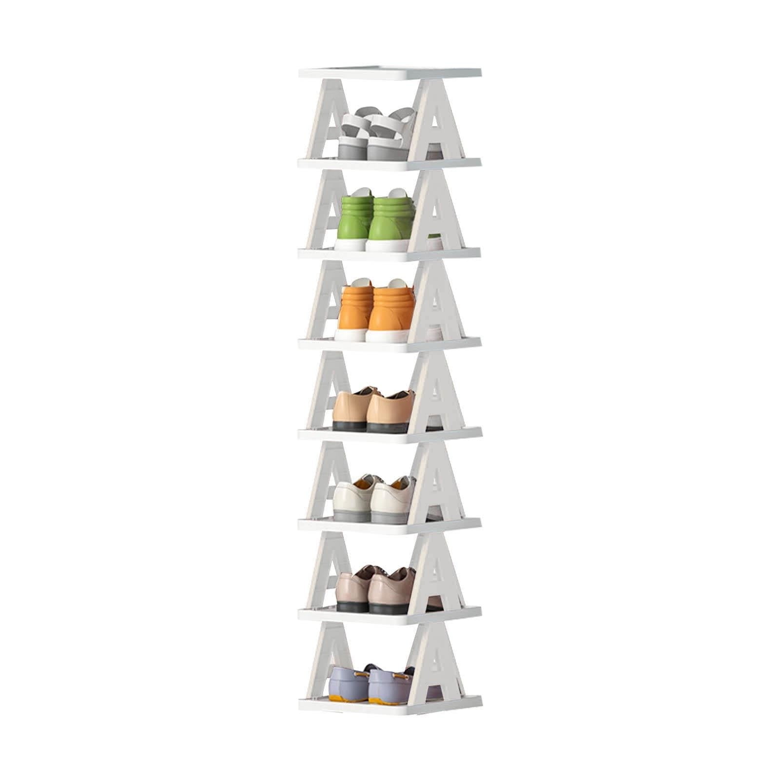 CVLNCYCLING Shoe Organizer,7-Tier Shoe Metal Rack Organizer,Shoe Rack ...