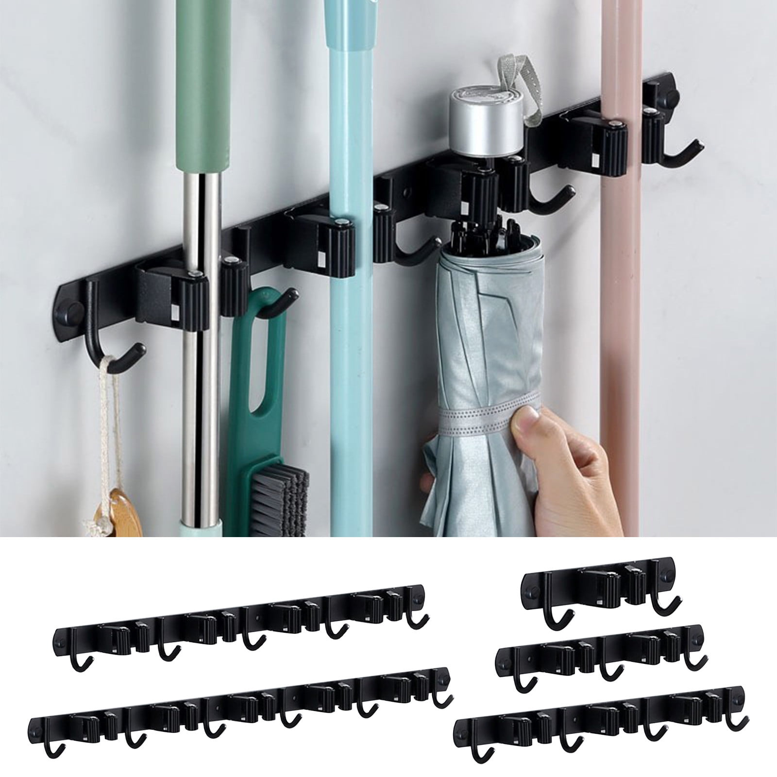 CVLNCYCLING Stainless Steel Mop Hook, Punching, Multi-Purpose Toilet ...