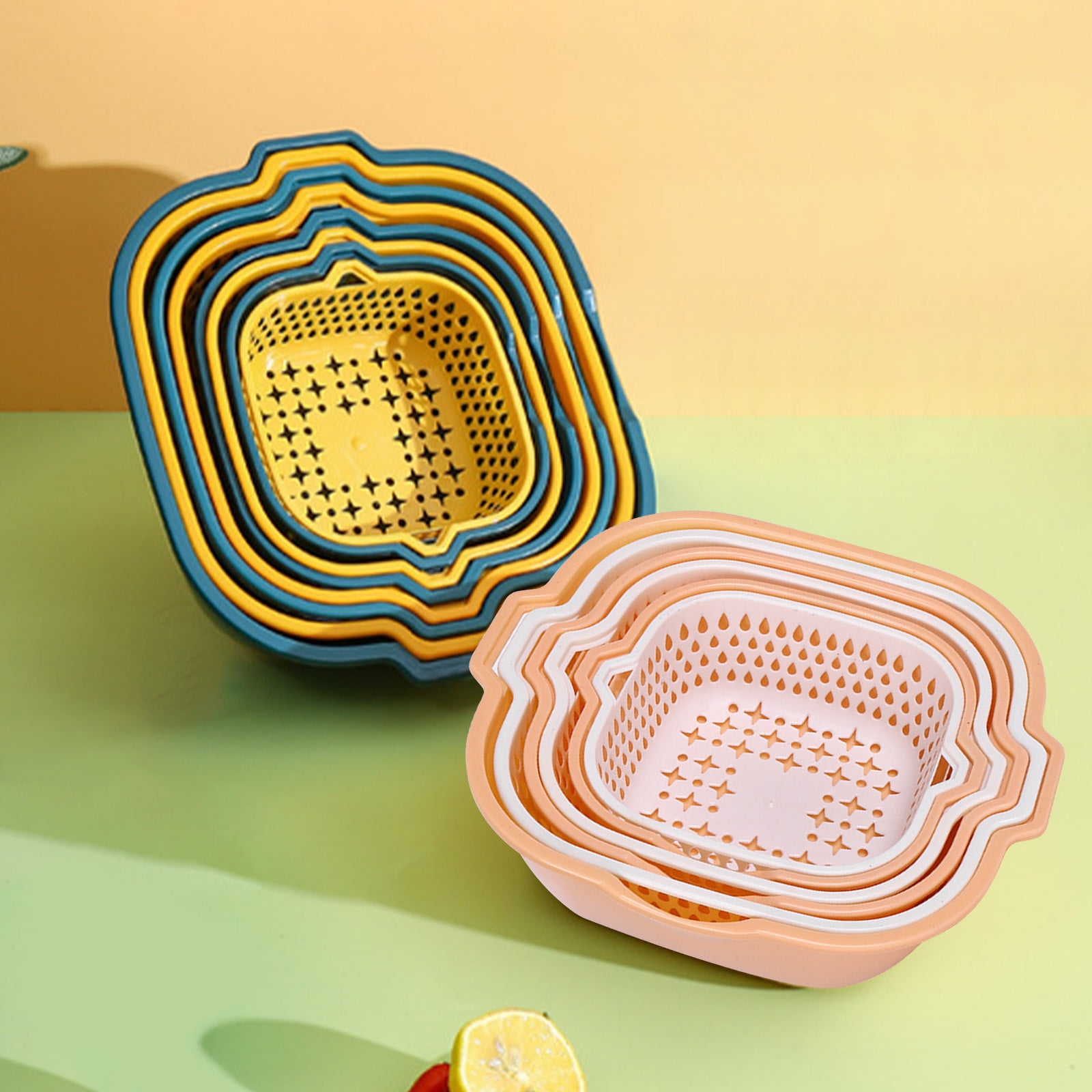 CVLNCYCLING Strainer,Colander,Strainers for Kitchen,Plastic Colander ...