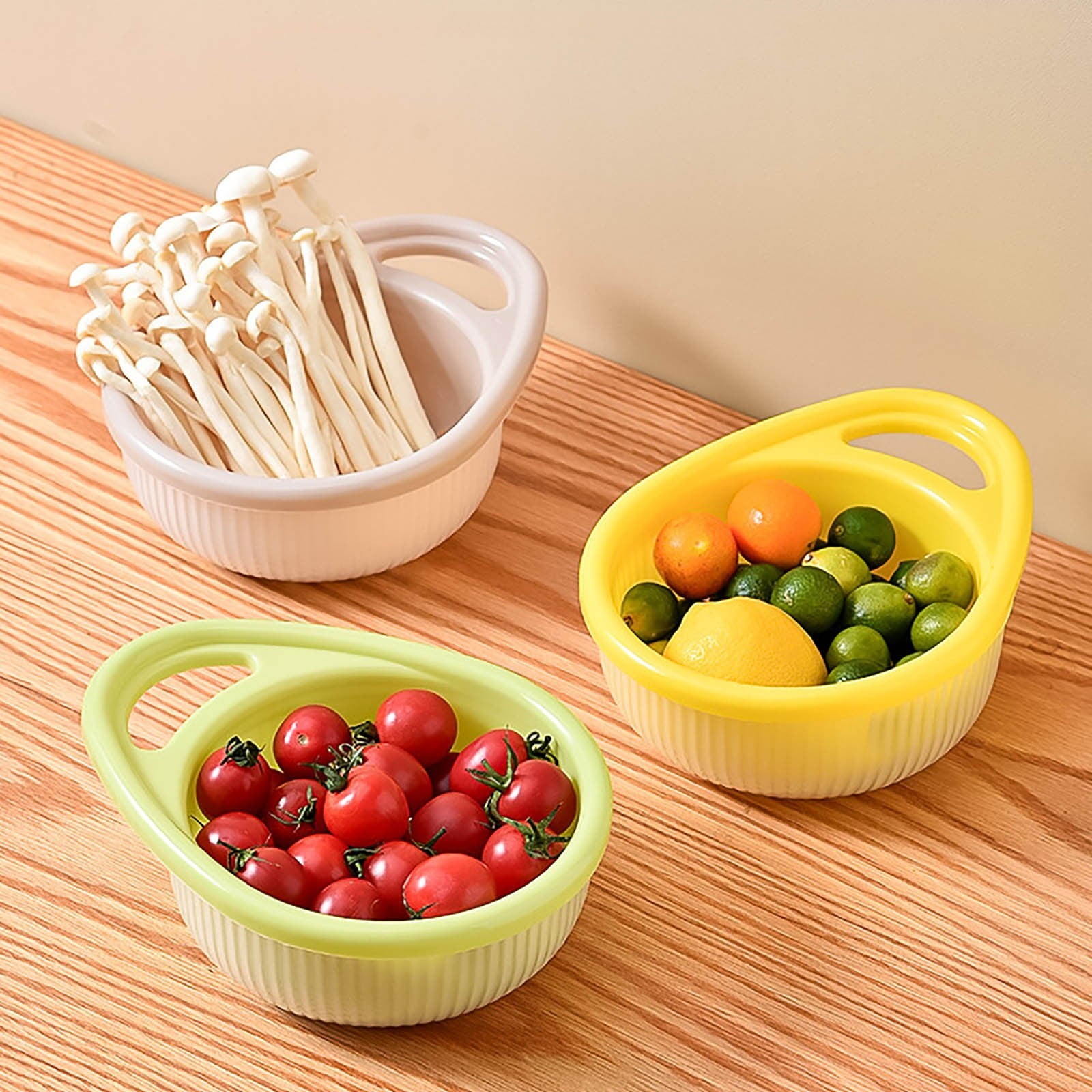 CVLNCYCLING Strainer,Colander,Strainers for Kitchen,Plastic Colander ...