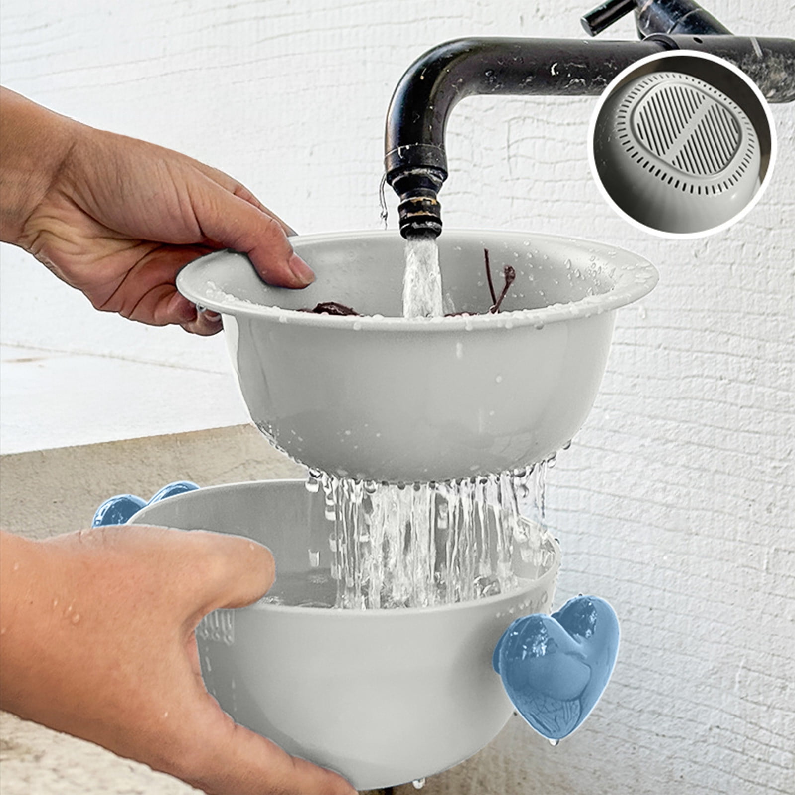 CVLNCYCLING Strainer,Colander,Strainers for Kitchen,Plastic Colander ...