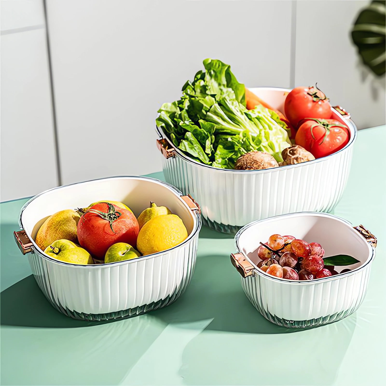 CVLNCYCLING Strainer,Colander,Strainers for Kitchen,Strainer Bowl ...