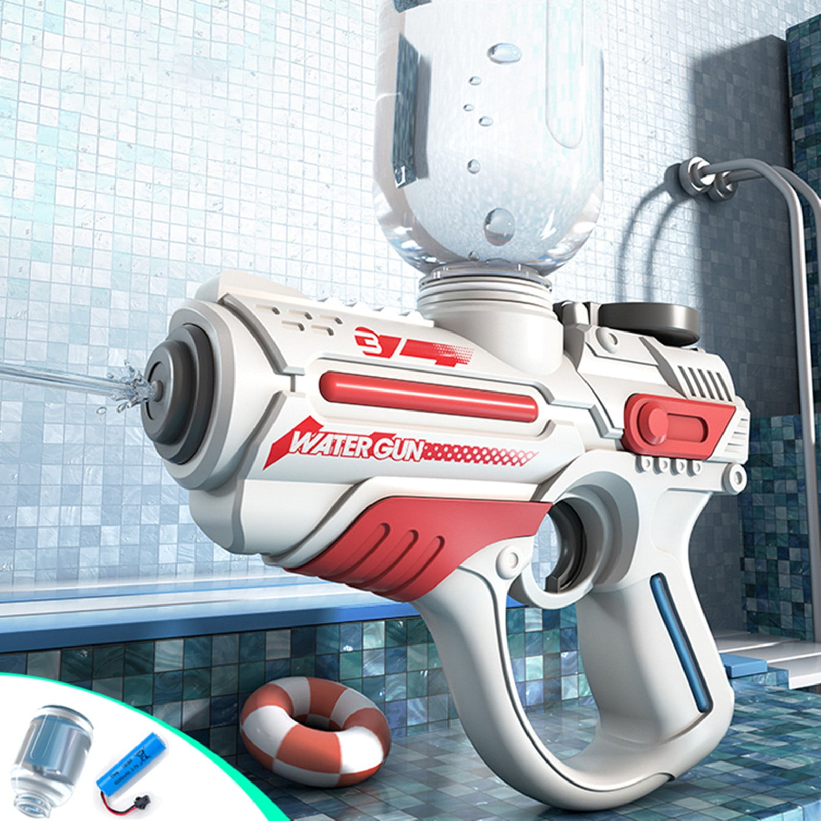 CVLNCYCLING Toys for Girls 3-6 Years,Water Blaster Electric with 32 FT ...