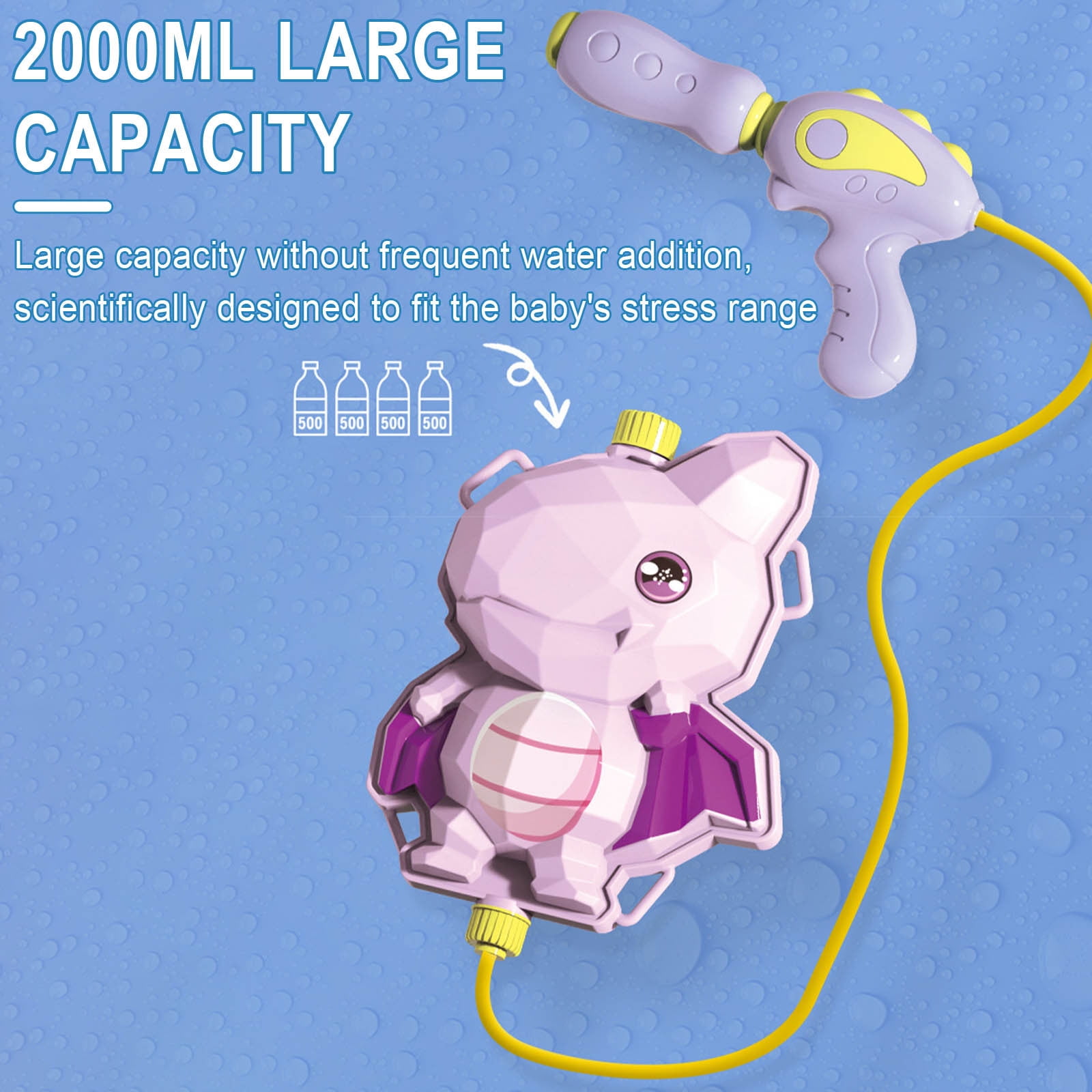 CVLNCYCLING Toys for Girls 3-6 Years,Water Blasters,3D Dinosaur ...