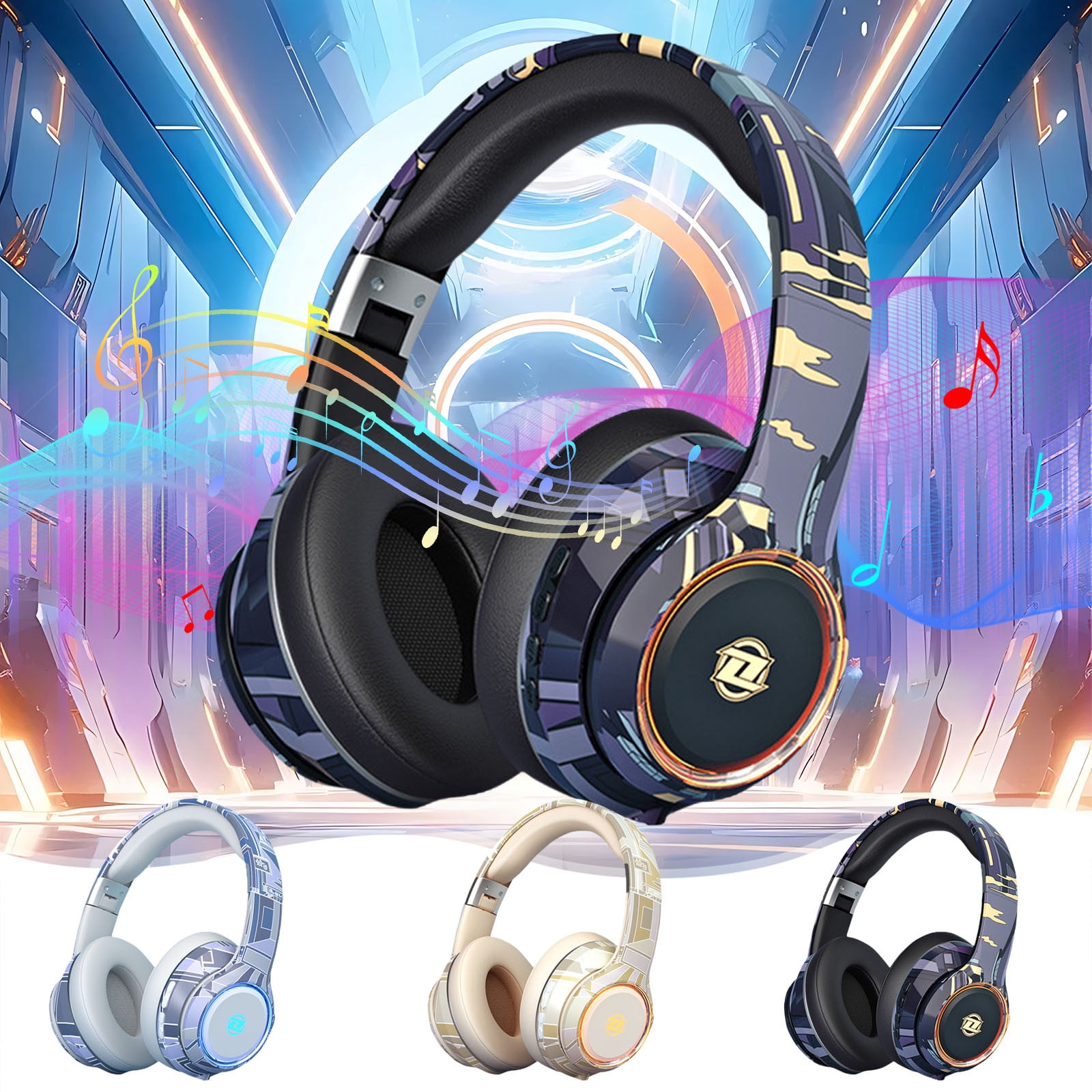 CVLNCYCLING Wireless Headphones,Over-Ear Headphones,Noise Canceling ...