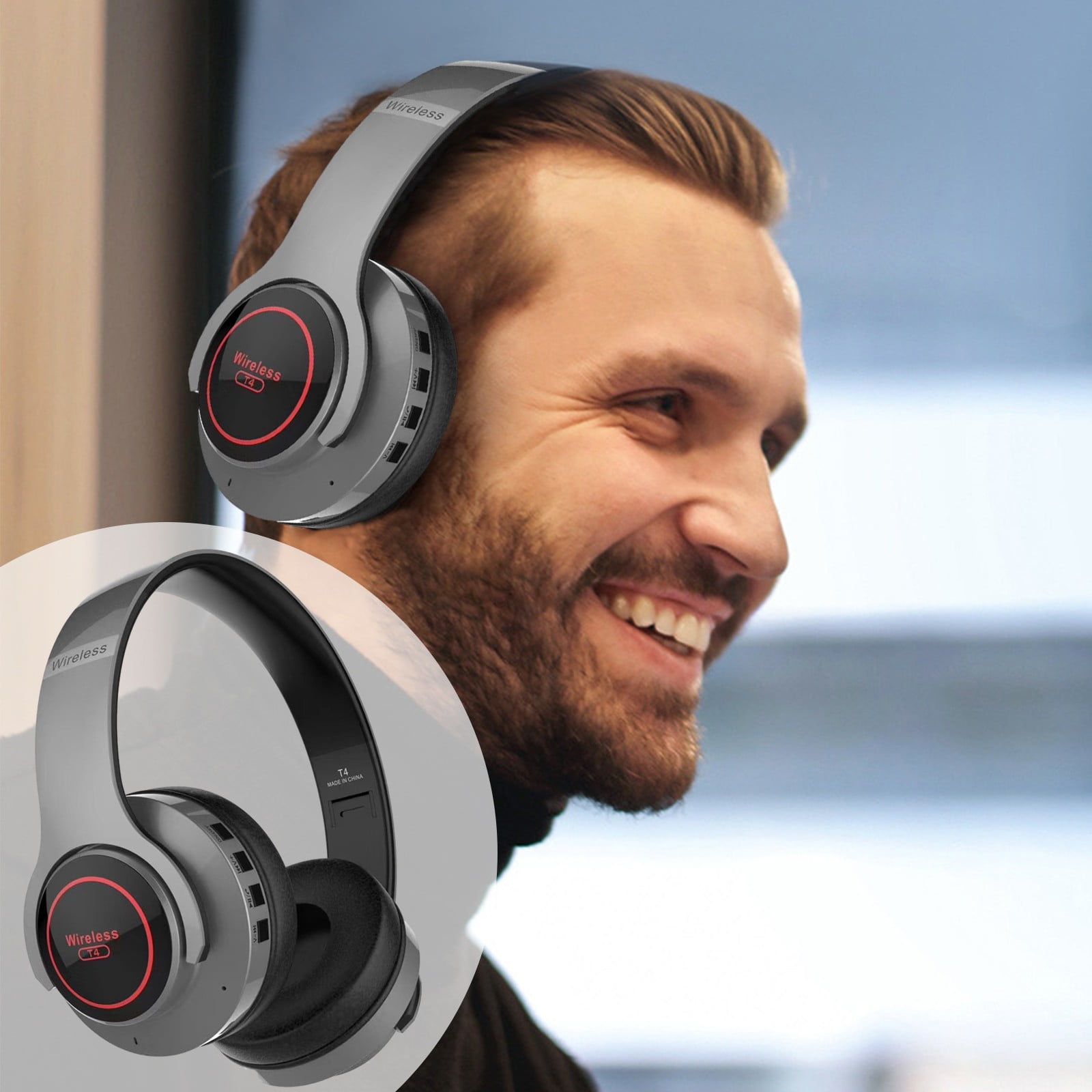 CVLNCYCLING Wireless Headphones,Over-Ear and On-Ear Headphones ...