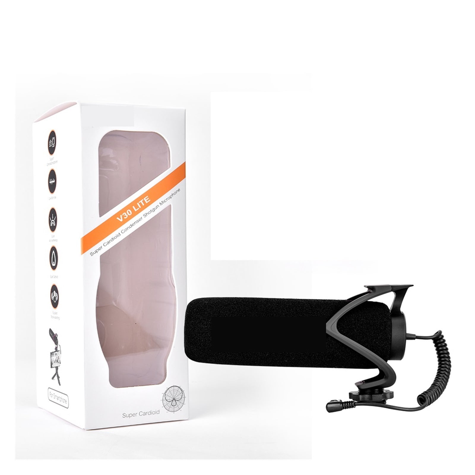 CVM-V30LITE Camera Microphone Super-Cardioid Dslr Microphone Low Noise ...