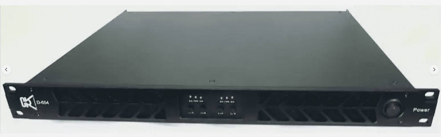 CVR D-654 Series Professional Power Amplifier 1 Space - Walmart.com