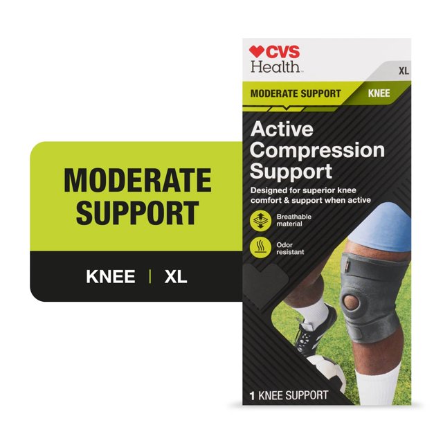CVS Health Active Compression Knee Support, XL - Walmart.com