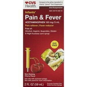 CVS Health Infants' Acetaminophen Pain Reliever & Fever Reducer Oral ...