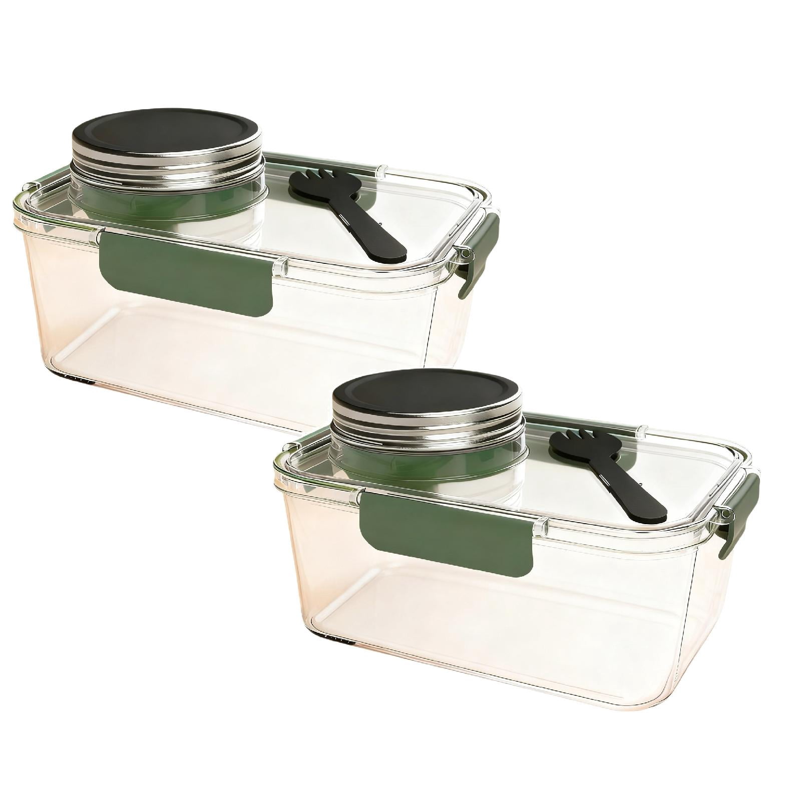 CVSOPHIA Upgraded Portable Salad Pod – Leakproof Dressing Container ...