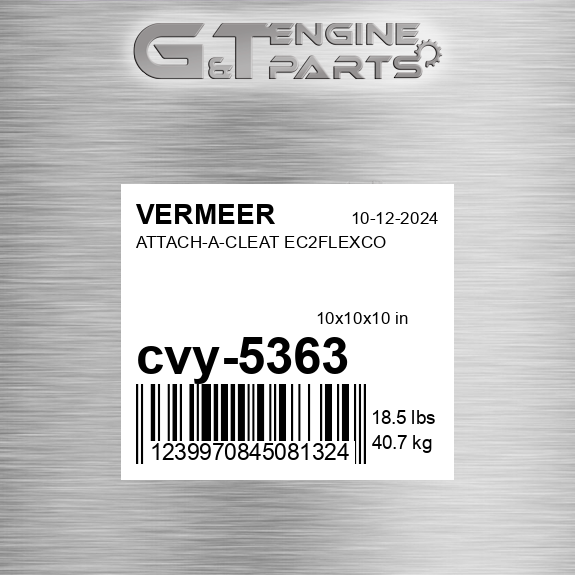 CVY-5363 ATTACH-A-CLEAT EC2FLEXCO fits VERMEER (New OEM) - Walmart.com