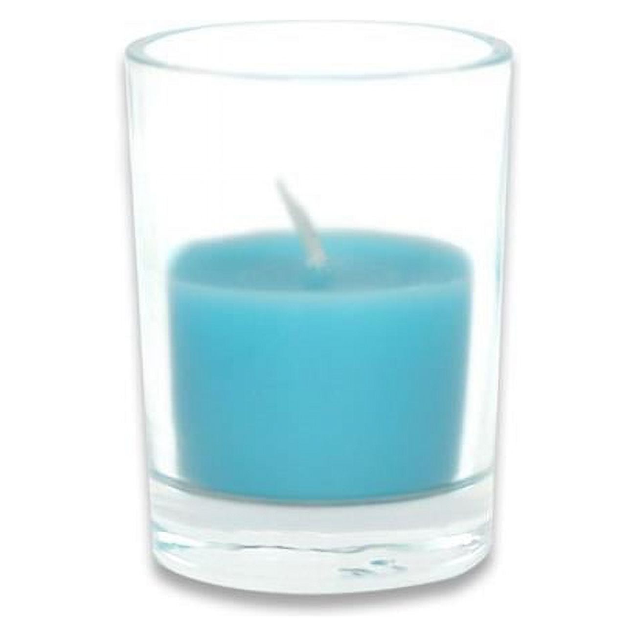 CVZ-024-8 Round Glass Votive Candles, Turquoise - 96 Piece - Walmart.com