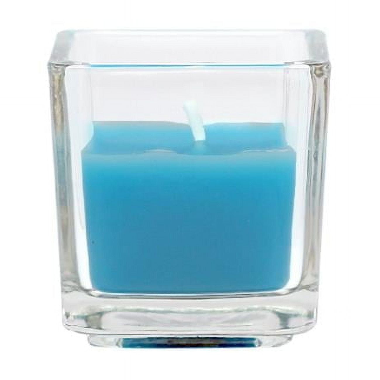 CVZ-038-8 Square Glass Votive Candles, Turquoise - 96 Piece - Walmart.com