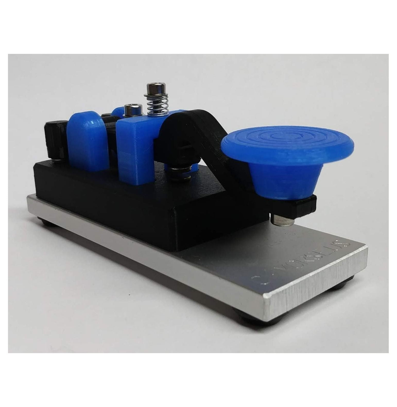 CW Morse Code KeysBack Morse Code Key with 1/4″ Anodized Aluminum Base ...