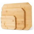 CWC Bamboo Cutting Boards - Set of 3 - Walmart.com