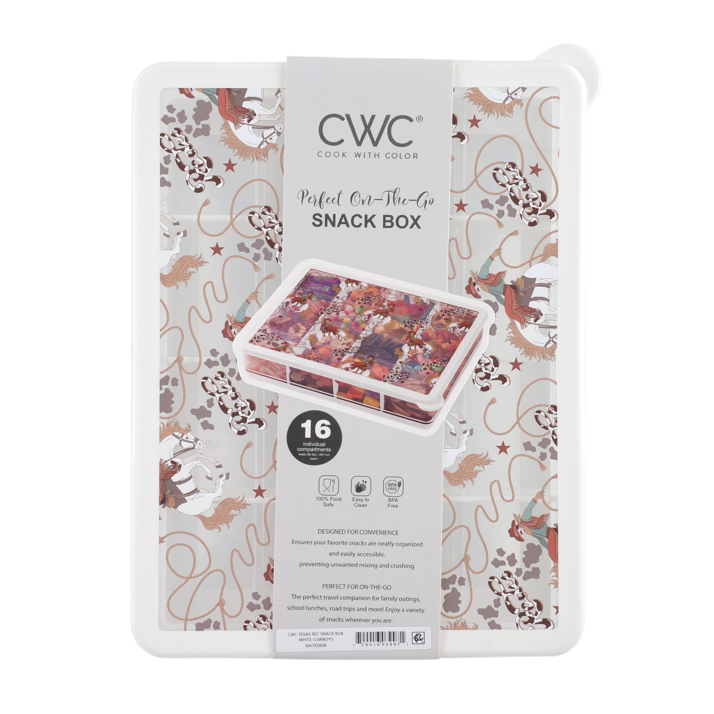 CWC TEXAS REC SNACK BOX WHITE 2 - Walmart.com