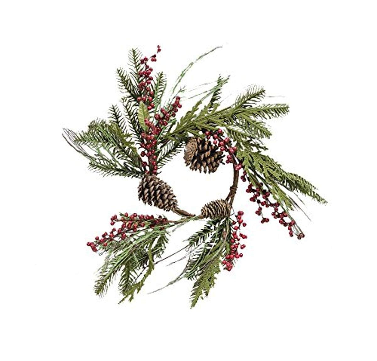 CWI Gifts Berry Twig Wreath Rings - 6.5 inch - Wreath Decor for Front ...