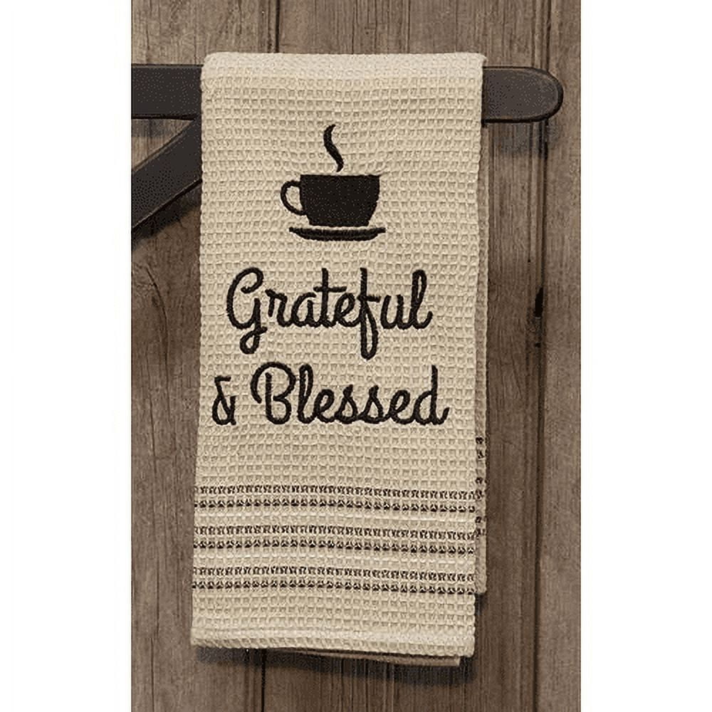 CWI Gifts Grateful & Blessed Dish Towel, Multi - Walmart.com