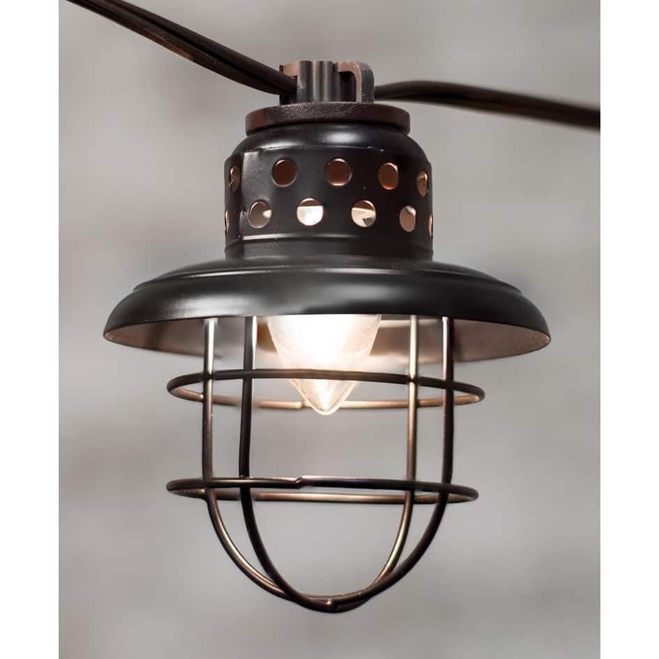 Craft House Designs Indoor Metal Black Lantern String Lights - Walmart.com