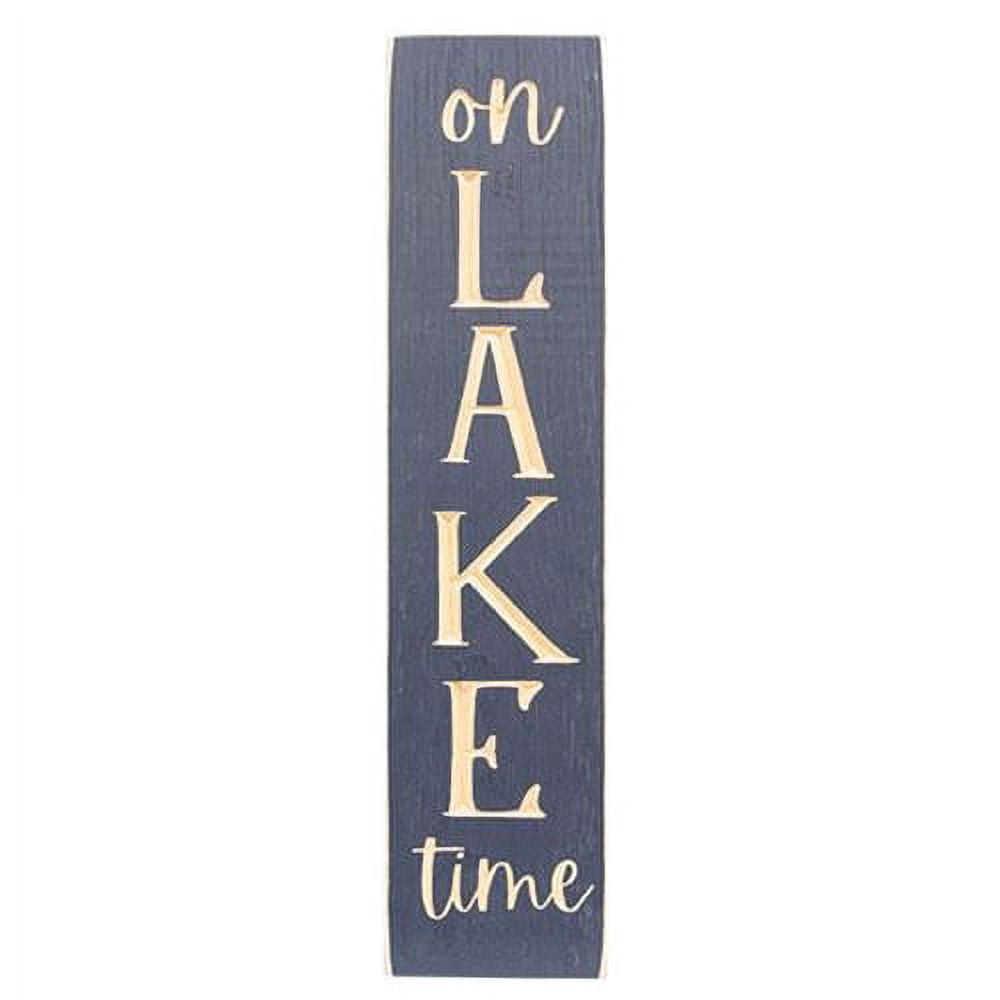CWI Gifts On Lake Time Vertical Engraved Sign 24" - Walmart.com